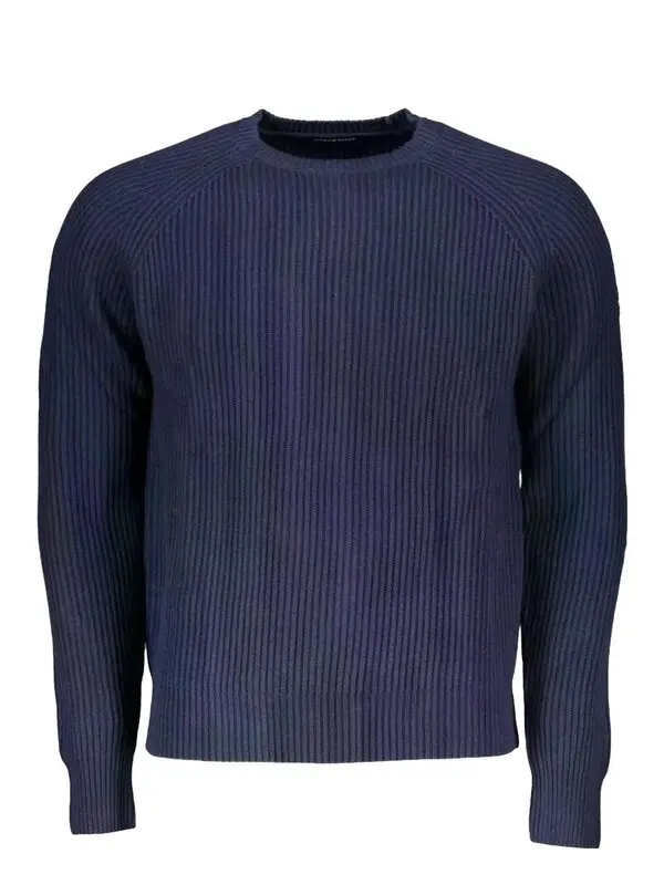 NORTH SAILS Ribbed-knit Cotton Sweater - Blue