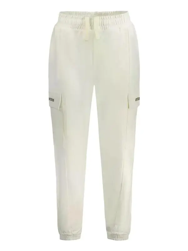 Guess Cargo-pocket Track Pants - White