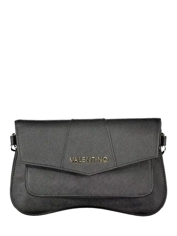 MARIO VALENTINO Logo-plaque Shoulder Bag - Black