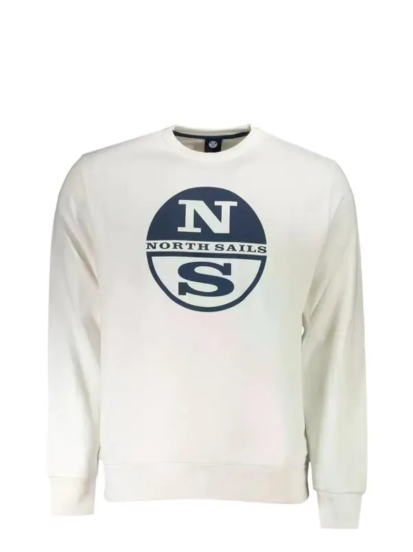 NORTH SAILS Logo-print Crew-neck Sweatshirt - White