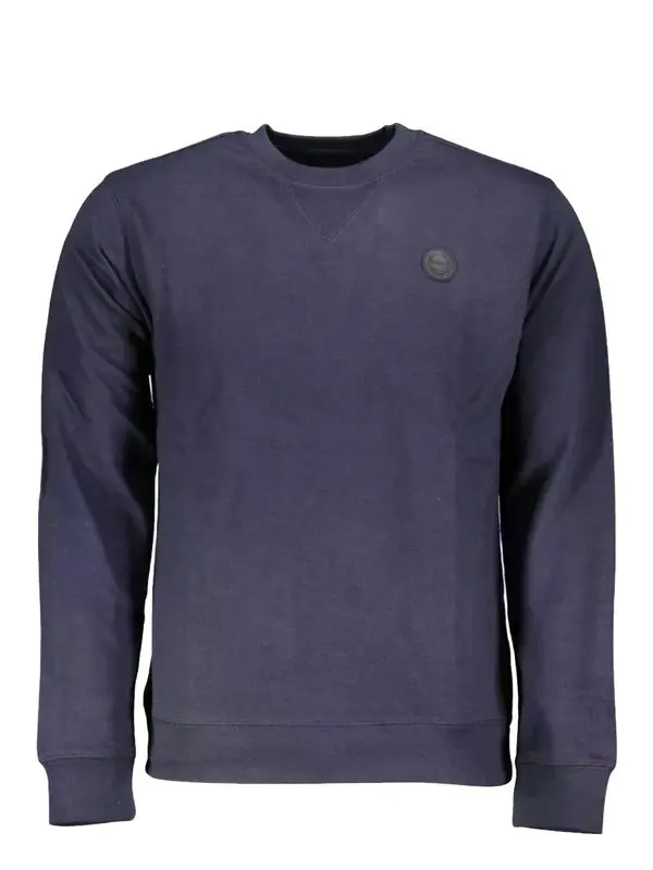 GIAN MARCO VENTURI VINTAGE Logo-patch Sweater - Blue