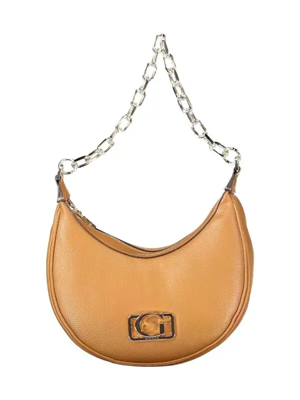 Guess Circe Chain-link Hobo Bag - Neutrals