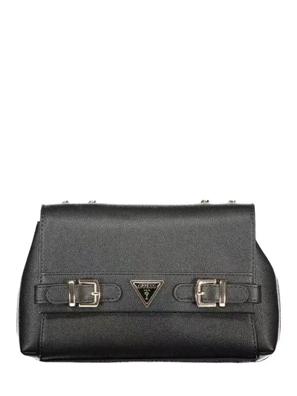 Guess Logo-detail Shoulder Bag - Black