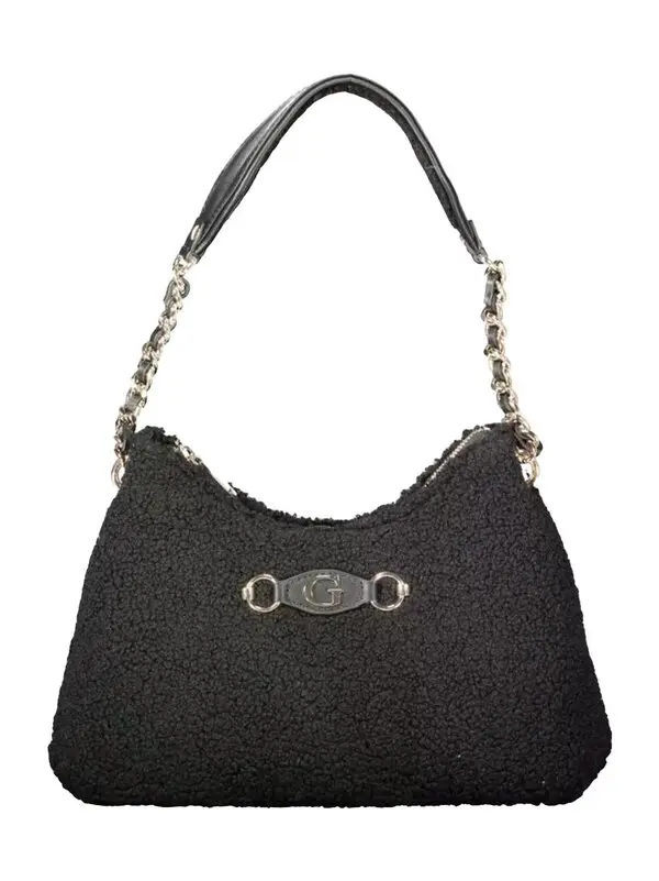 Guess Logo-detail Shoulder Bag - Black