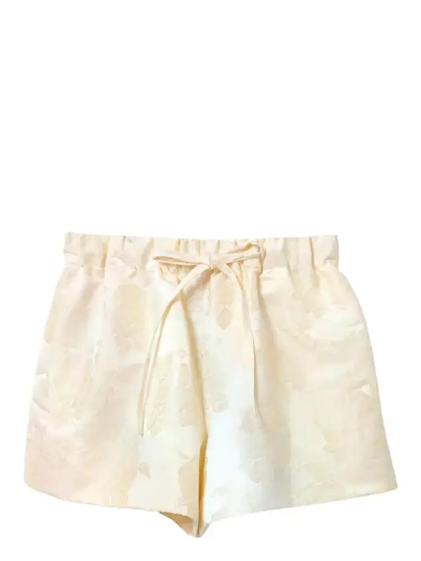 Simone Rocha Floral Drawstring Trousers - Neutrals