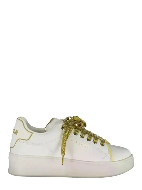 GAELLE Lace-up Sneakers - White
