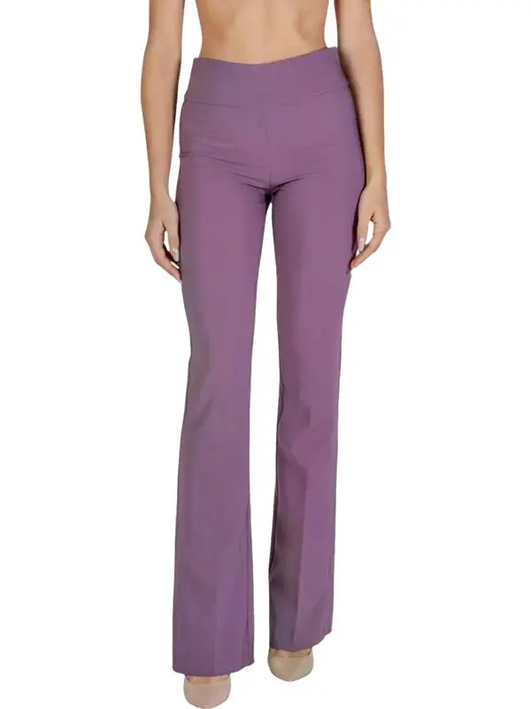 SANDRO FERRONE Flare-cut Trousers - Purple