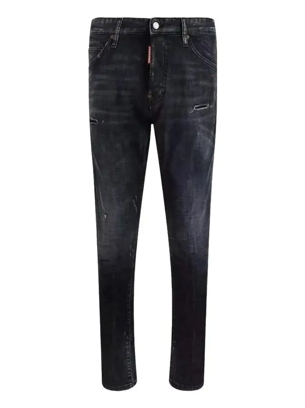 Dsquared2 Distressed Wash Jeans - Black