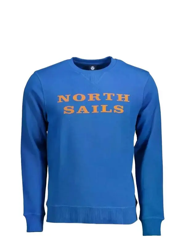 NORTH SAILS Logo-print Crew-neck Sweatshirt - Blue