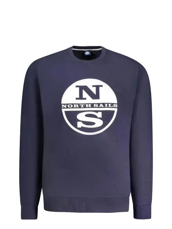 NORTH SAILS Logo-print Crew-neck Sweatshirt - Blue