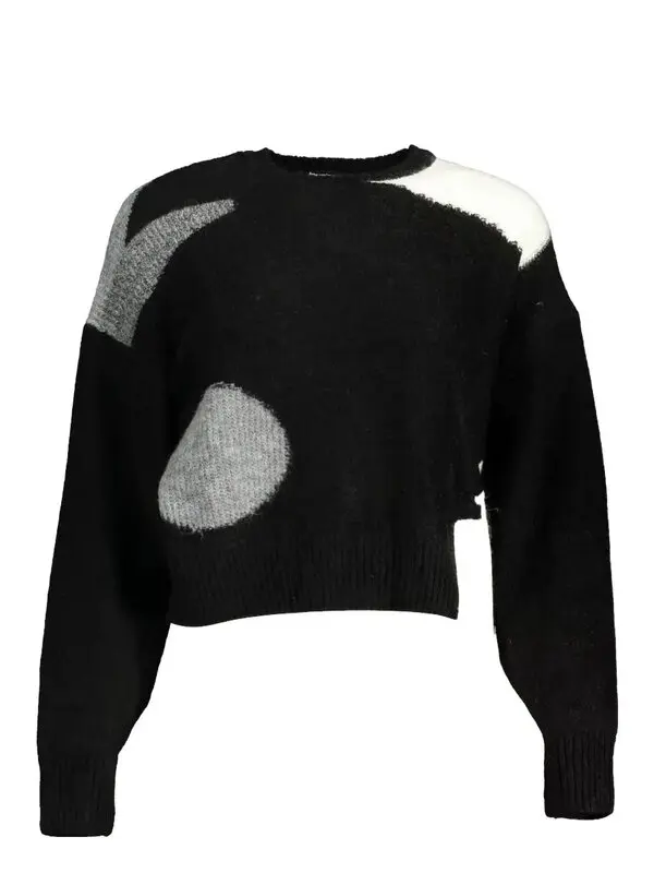 Desigual Crew-neck Sweater - Black