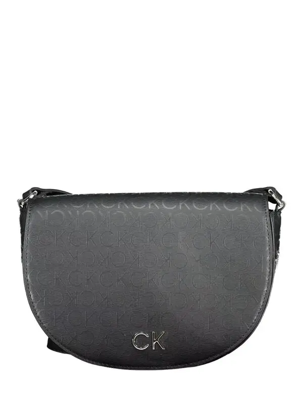 Calvin Klein Monogram Shoulder Bag - Black