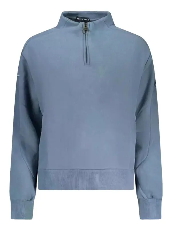 NORTH SAILS Quarter-zip Cotton Sweater - Blue