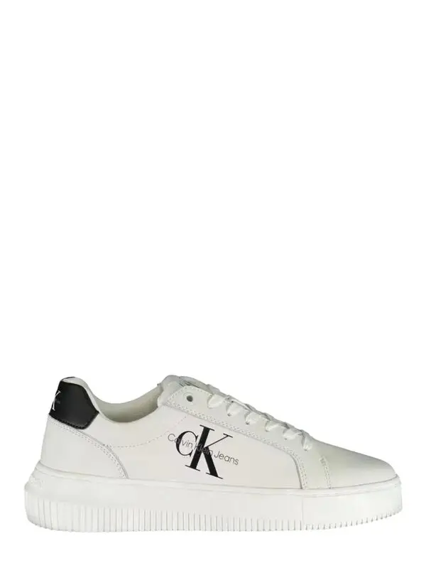Calvin Klein Logo Platform Sneakers - White