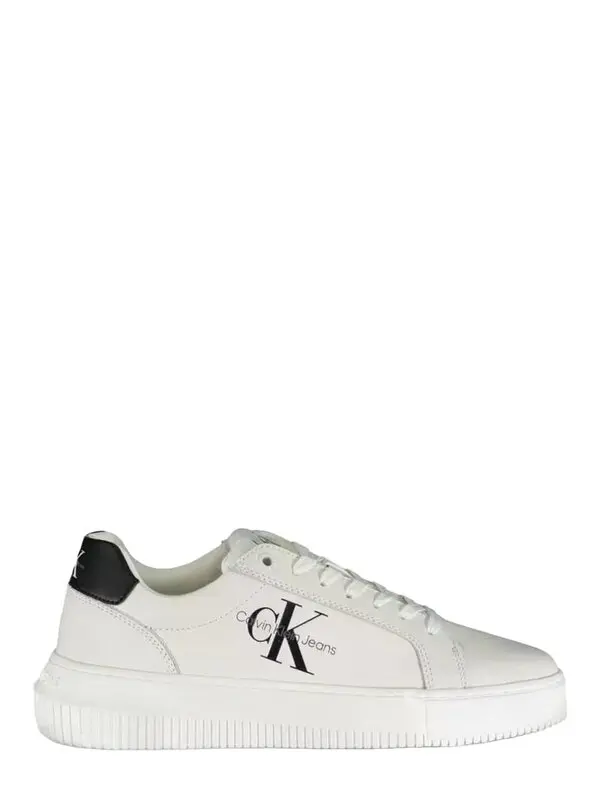 Calvin Klein Logo Platform Sneakers - White