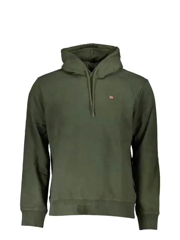 NAPAPIJRI Logo-appliqué Hoodie - Green