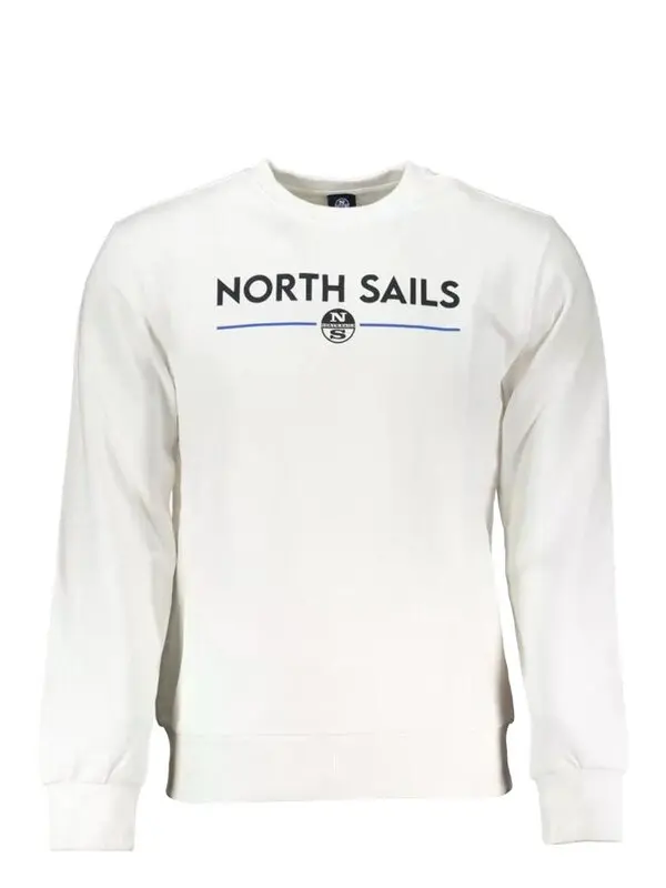 NORTH SAILS Logo-print Crew-neck Sweater - White