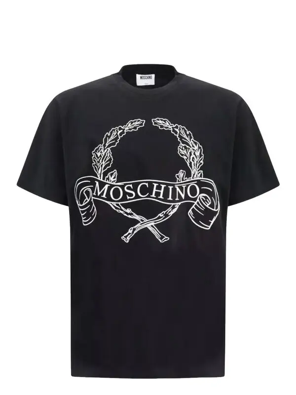 Moschino Logo-print T-shirt - Black
