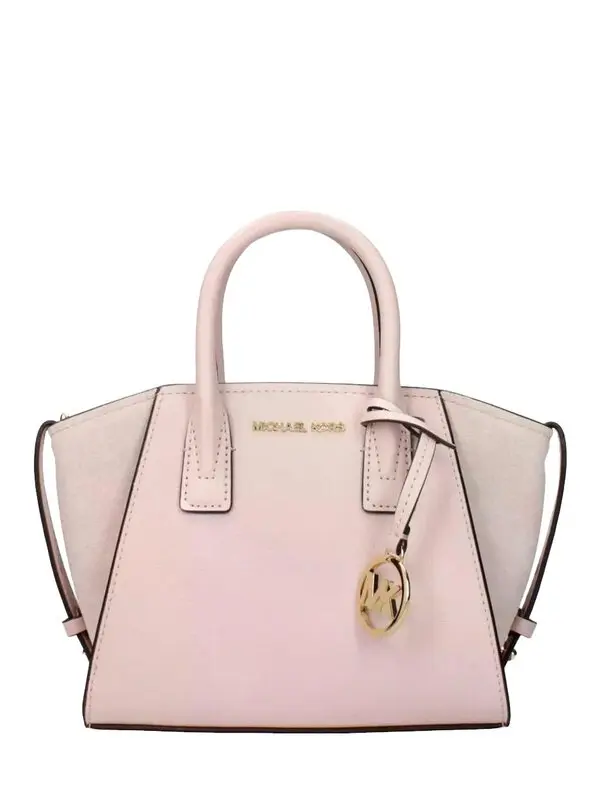 Michael Kors Suede-panelled Leather Tote - Pink