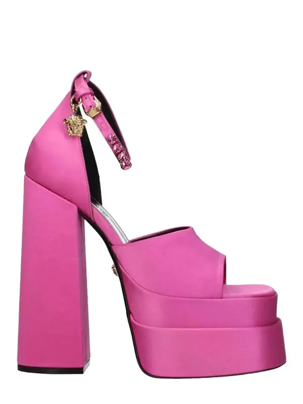 Versace Medusa Aevitas Platform Sandals - Pink