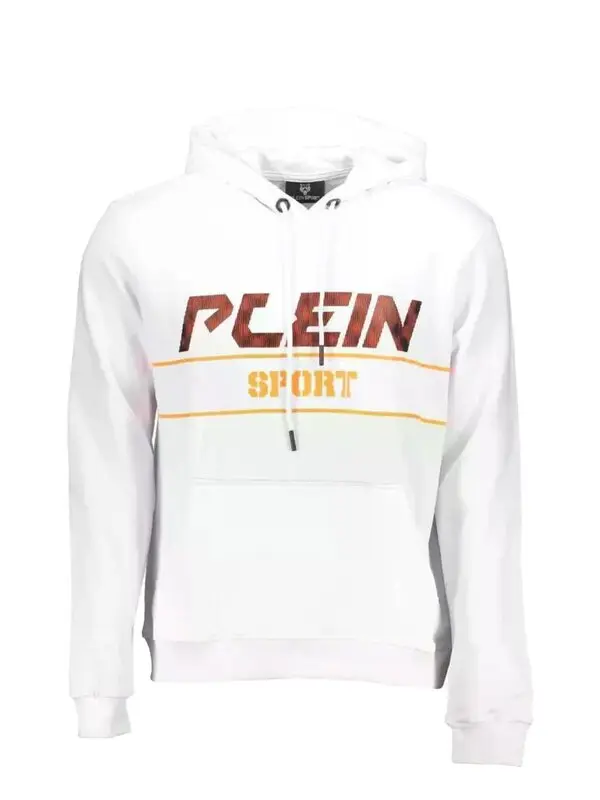 PLEIN SPORT Logo-print Hoodie - White