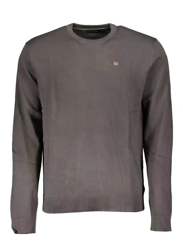 NAPAPIJRI Logo-patch Cotton Sweater - Grey