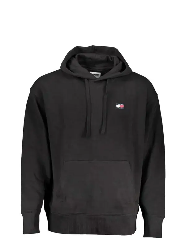 Tommy Hilfiger Logo Patch Hoodie - Black