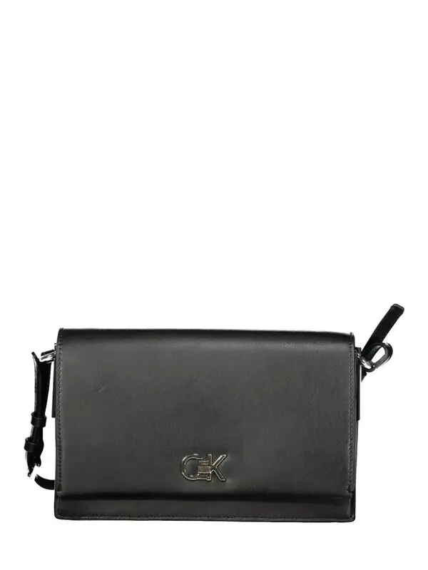 Calvin Klein Logo-plaque Shoulder Bag - Black