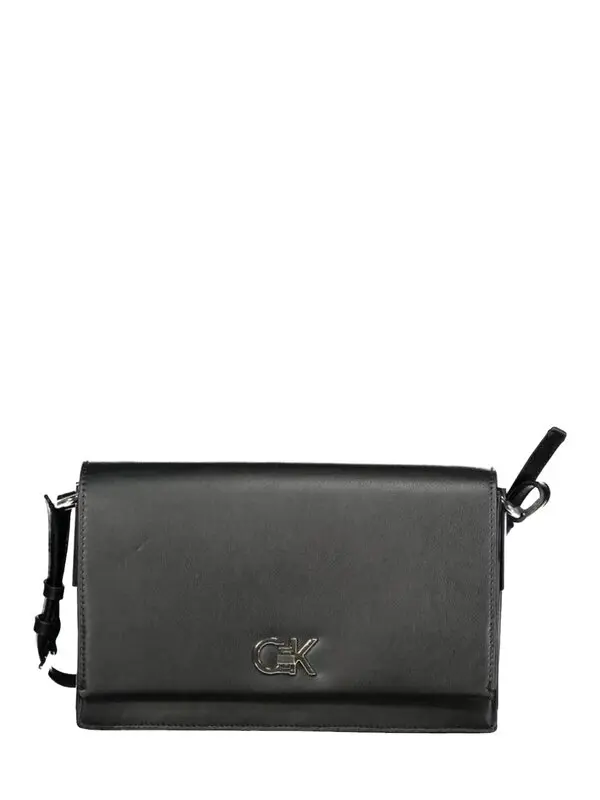 Calvin Klein Logo-plaque Shoulder Bag - Black