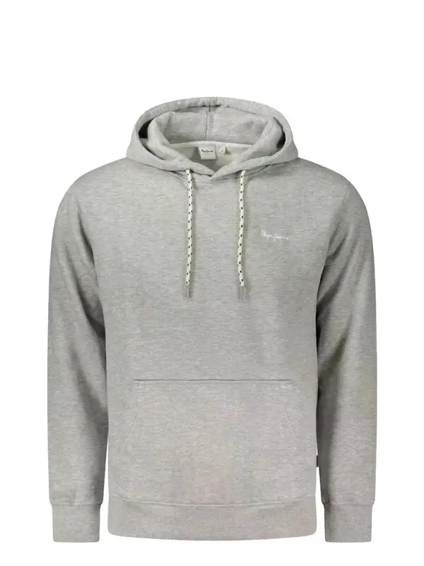 Pepe Jeans Logo-embroidered Hoodie - Grey