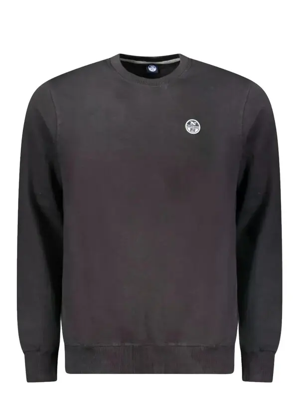 NORTH SAILS Logo-embroidered Sweatshirt - Black