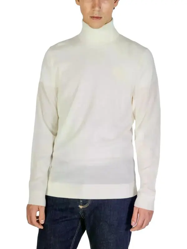 Calvin Klein Roll-neck Sweater - White