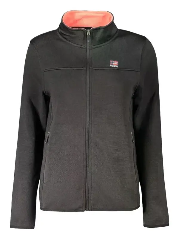NORWEGIAN RAIN Zip-up Mock-neck Jacket - Grey
