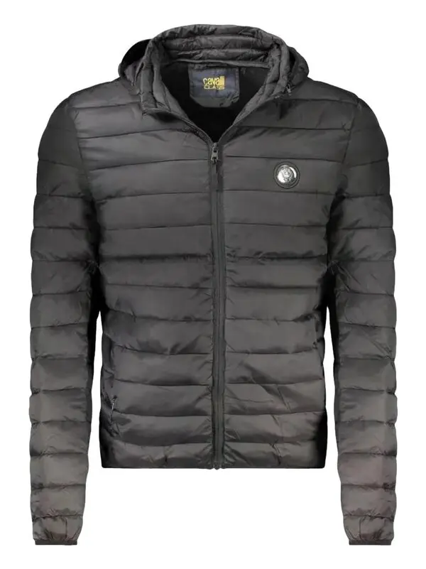 Roberto Cavalli Padded Hooded Jacket - Black