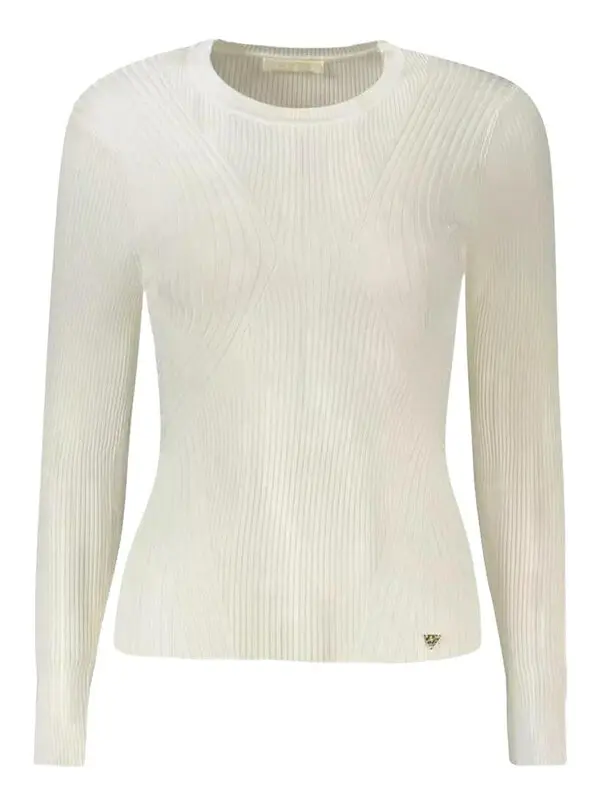 Guess Ribbed-knit Sweater - White