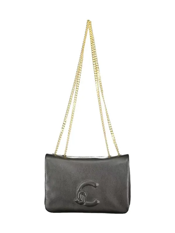 COCCINELLE Logo-embossed Crossbody Bag - Black