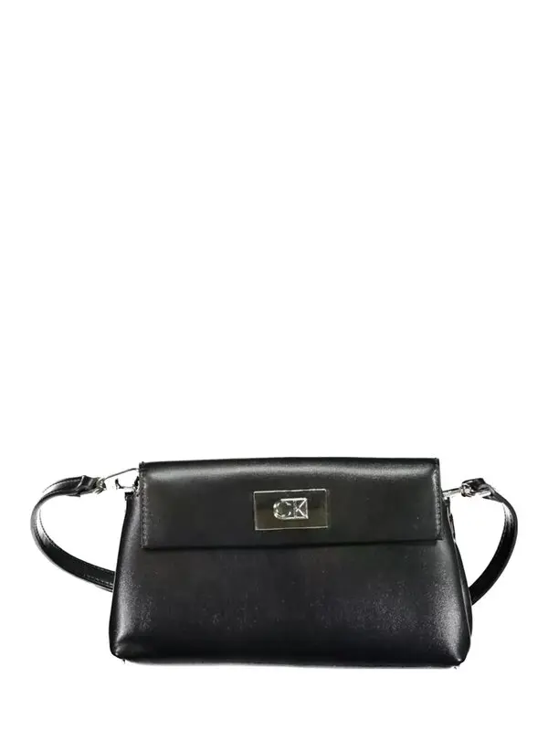 Calvin Klein Logo-plaque Shoulder Bag - Black