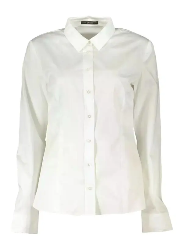 Guess Slim-fit Long-sleeve Shirt - White
