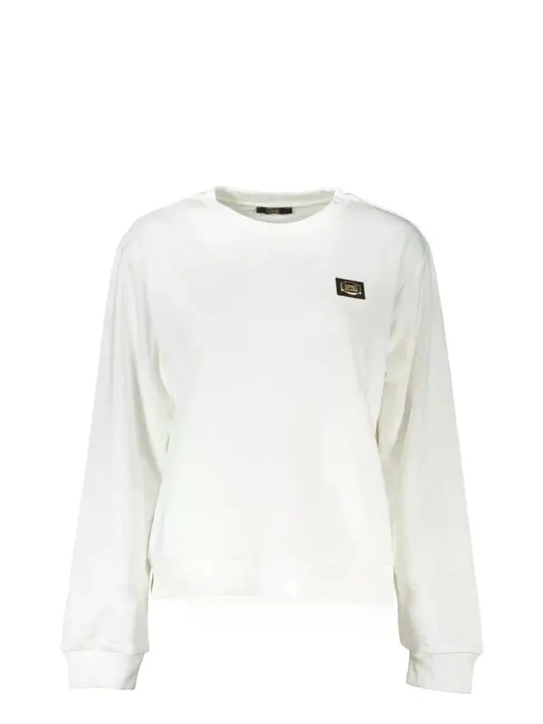 Roberto Cavalli Logo-patch Sweatshirt - White