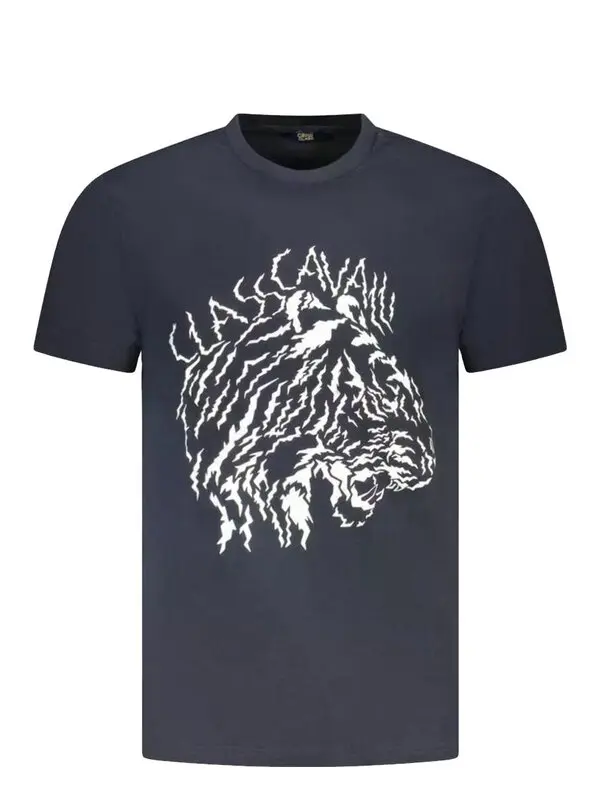 Roberto Cavalli Tiger-print T-shirt - Blue
