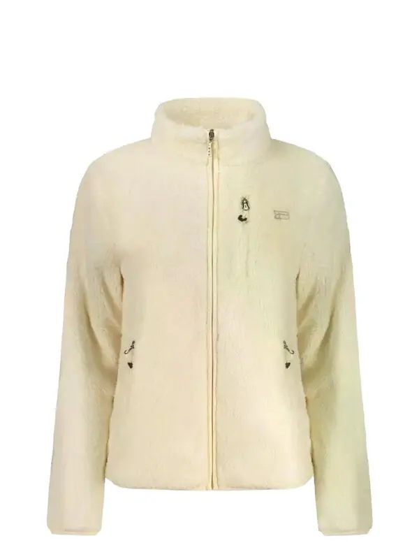 NORWEGIAN RAIN Fleece Zip-up Sweater - Neutrals