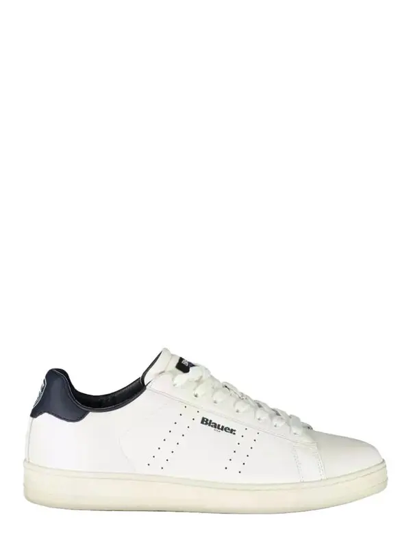 BLAUER. Leather Sneakers - White