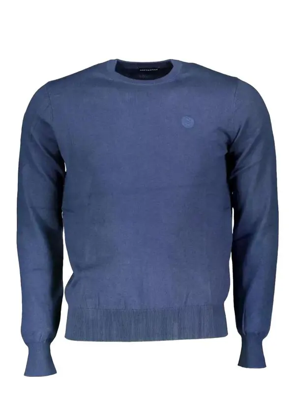 NORTH SAILS Logo-patch Crew-neck Sweater - Blue
