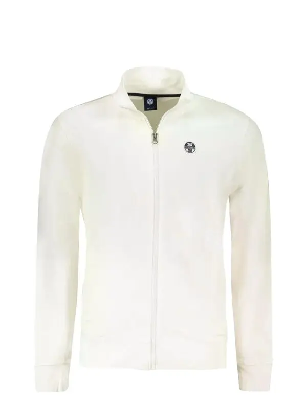 NORTH SAILS Logo-patch Zip-up Sweatshirt - Neutrals
