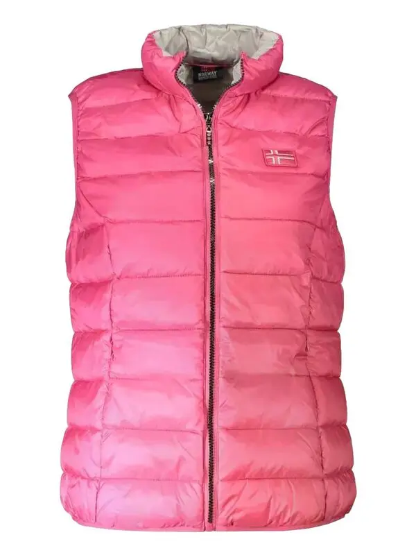 NORWEGIAN RAIN Quilted Sleeveless Jacket - Pink