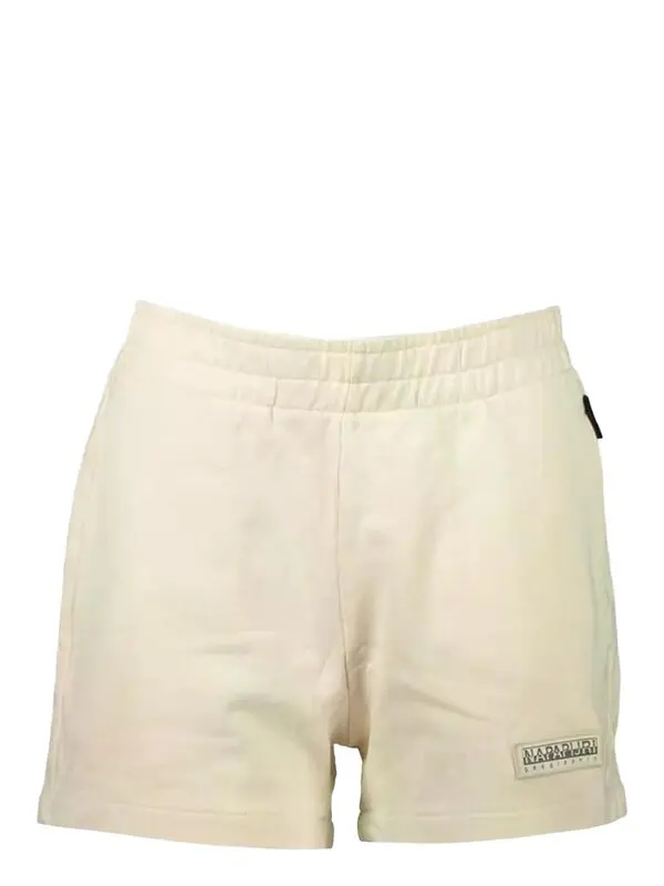 NAPAPIJRI Logo-patch Elasticated-waistband Shorts - Neutrals