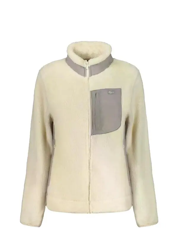 NORWEGIAN RAIN Fleece Zip-up Sweatshirt - Neutrals