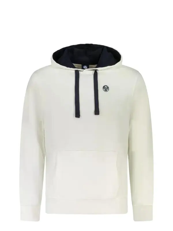 NORTH SAILS Logo-patch Drawstring Hoodie - Neutrals