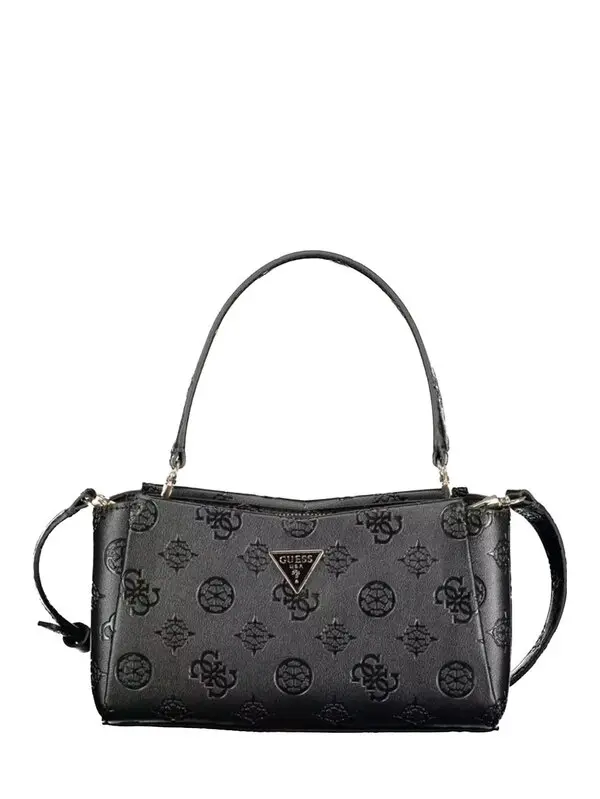 Guess Embossed Logo Tote - Black