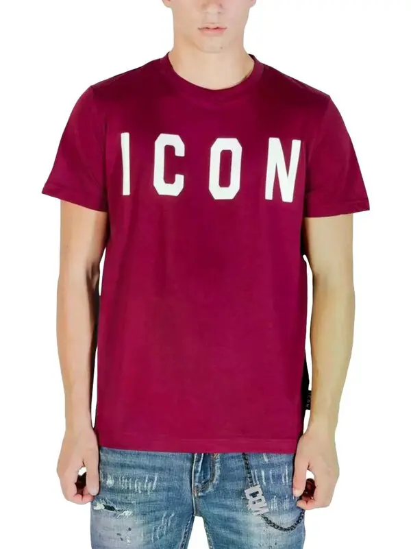 ICON BRAND Logo-print T-shirt - Red